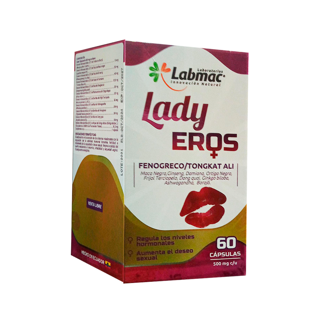 LADY EROS CAPSULAS X60 LABMAC | El Arbolito
